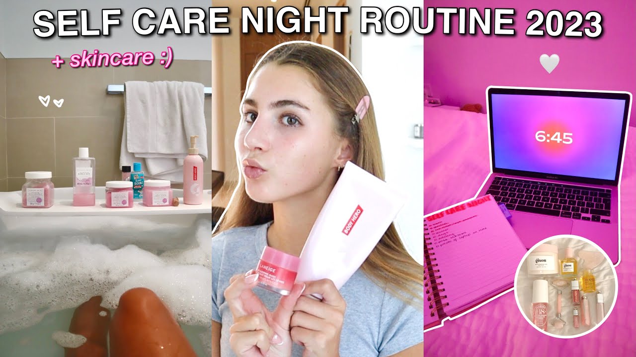 MY SELF CARE NIGHT ROUTINE 2023 *how to relax after a long week & very ...
