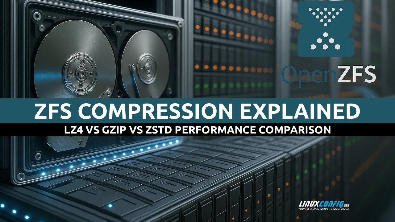ZFS Compression Explained: LZ4 vs GZIP vs ZSTD Performance Comparison - YouTube