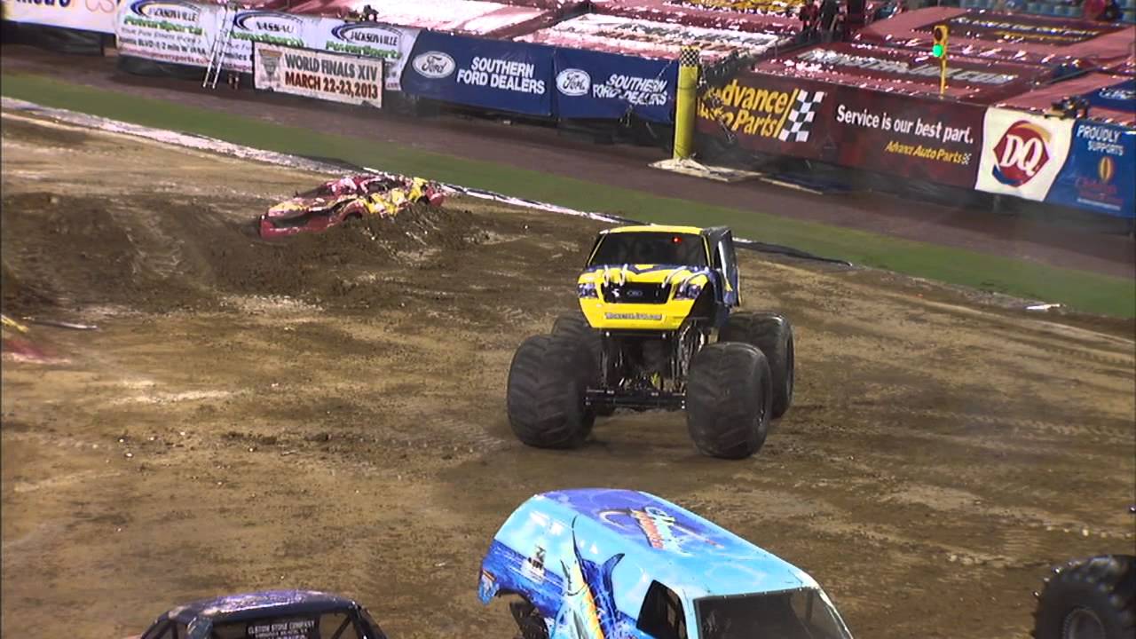 Monster Jam - Wolverine Freestyle from Jacksonville, FL - Feb 23, 2013 ...