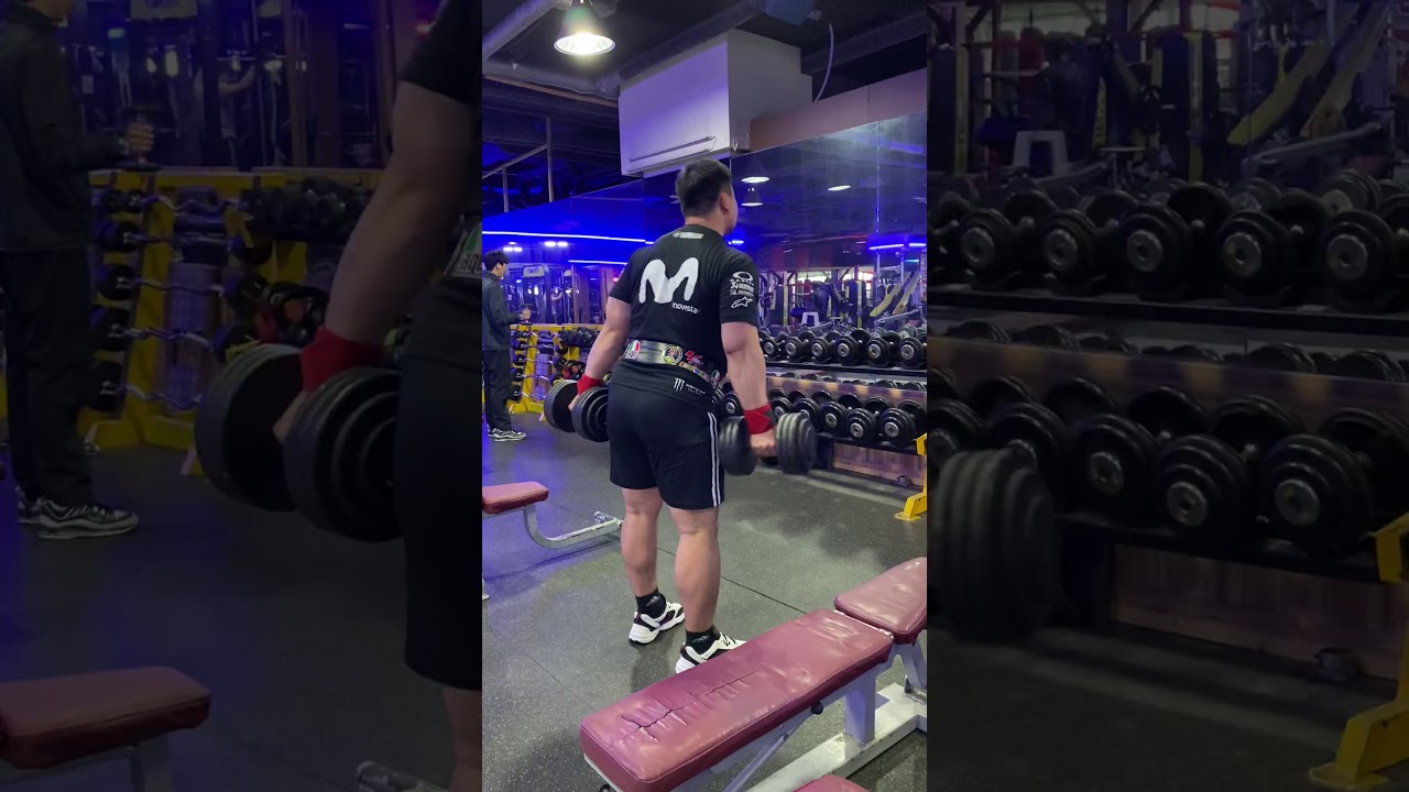 덤벨컬 38Kg 38Kg - YouTube