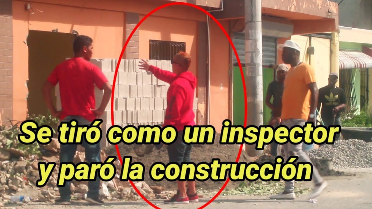 Se tiró como inspector y paro la construcción @Fili.oficial - YouTube