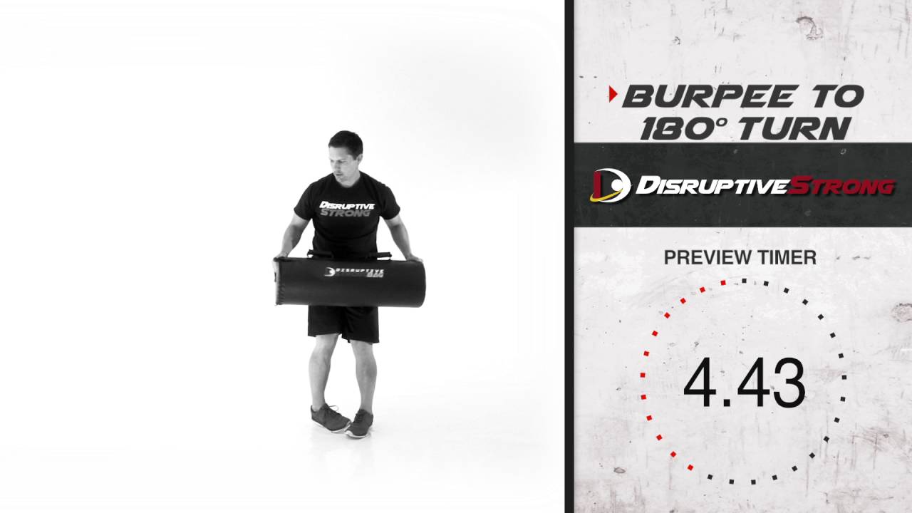 Burpee to 180 Degree Turn - YouTube