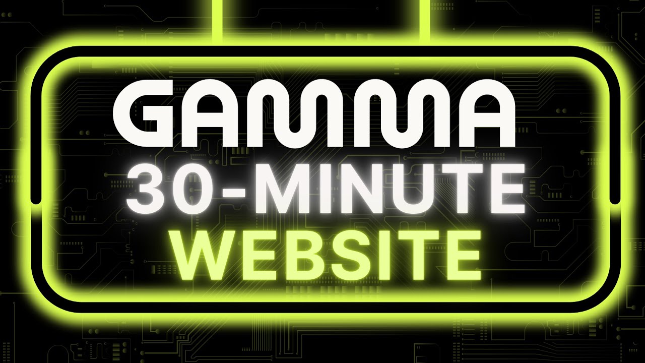 Can They Create a Website in 30-Minutes with Gamma? - YouTube