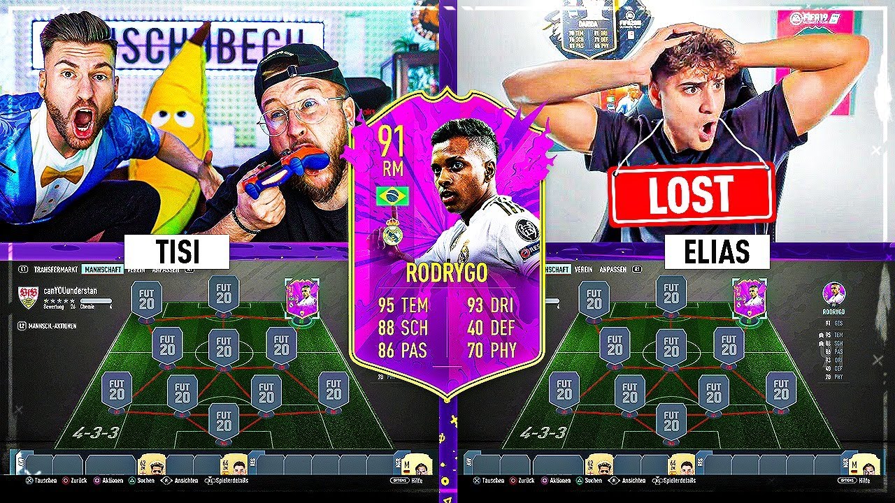 FIFA 20: RODRYGO FUTURE STARS Squad Builder Battle vs eSportler Elias 😱 ...