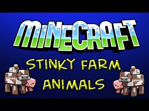 Minecraft: Stinky Farm Animals - YouTube