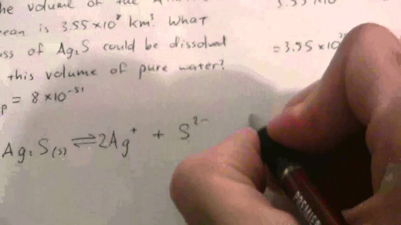 Mass of Ag2S Soluble in Atlantic - YouTube