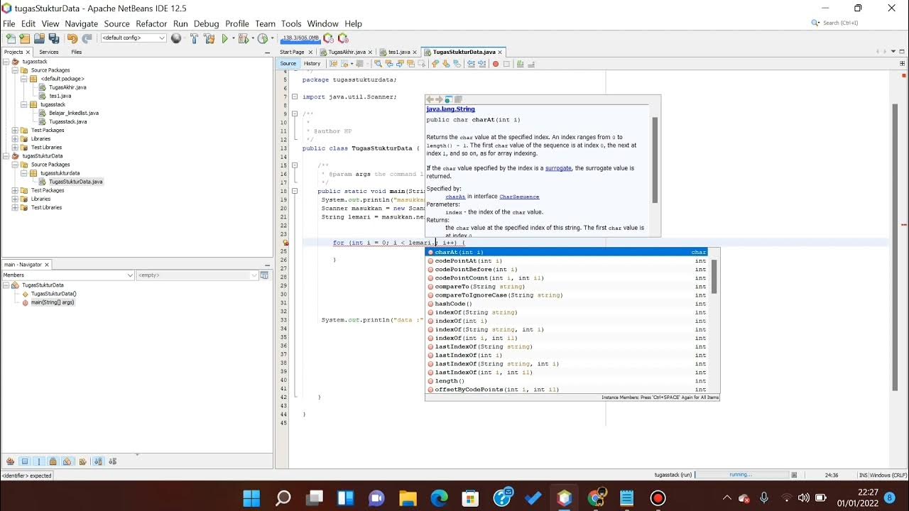 Belajar Sellection Sort java - YouTube