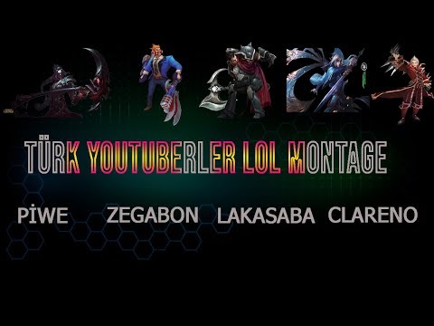 TÜRK YOUTUBERLER LOL MONTAGE !