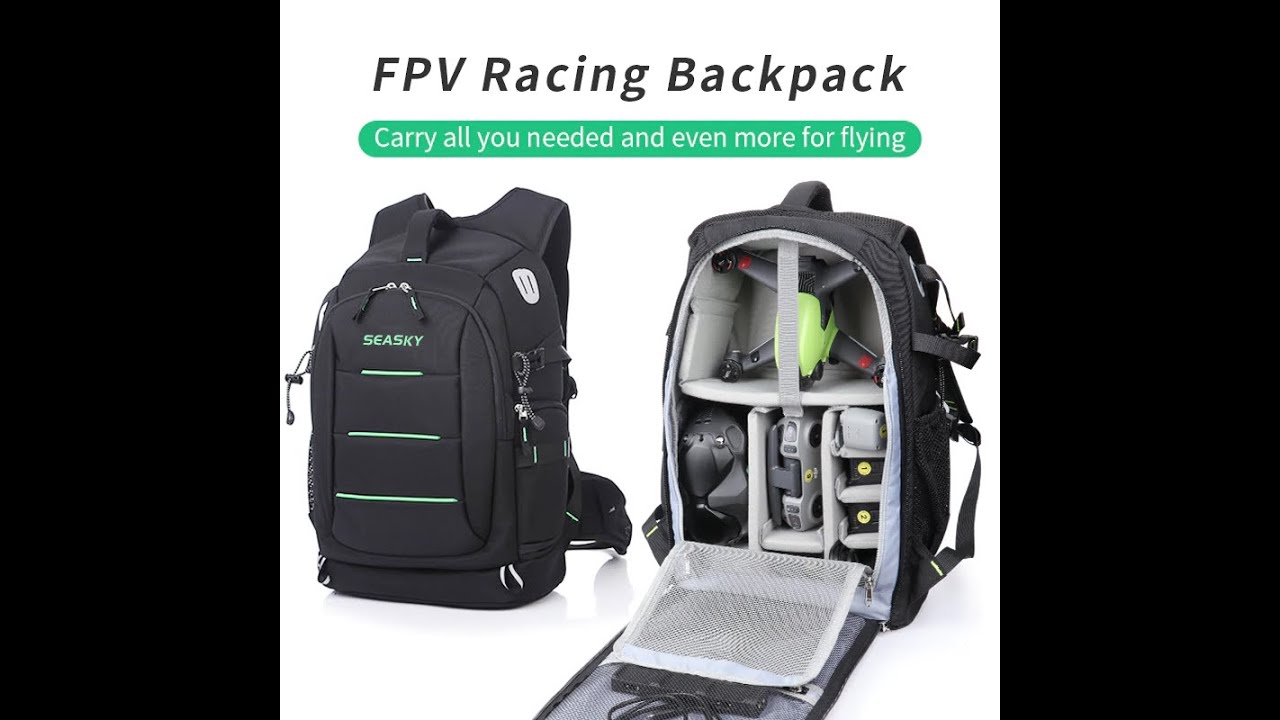 SEASKY High Quality Backpack for DJI FPV Racing Drone - YouTube