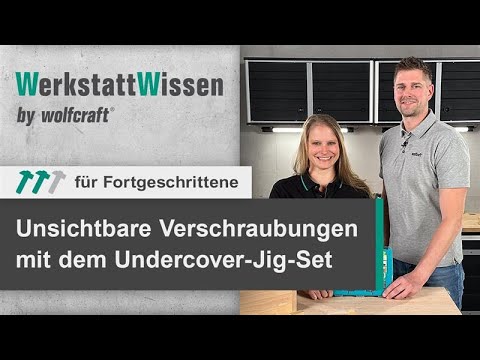 Unsichtbare Verschraubungen - so funktioniert das Undercover-Jig-Set ...