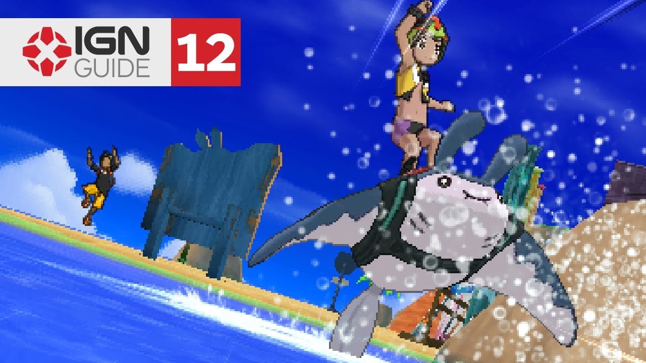 Pokemon: Ultra Sun and Ultra Moon Walkthrough - Mantine Surfing - YouTube