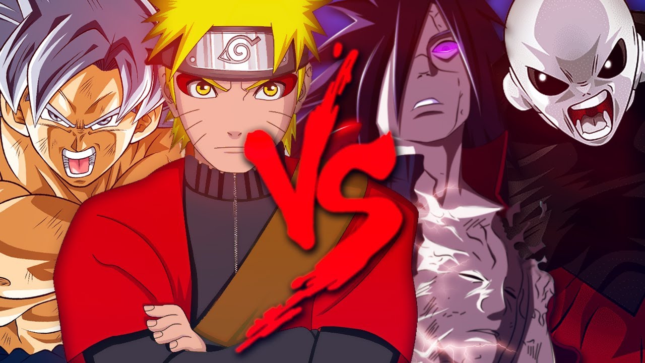 Goku e Naruto VS. Jiren e Madara | Confronto de Lendas - YouTube