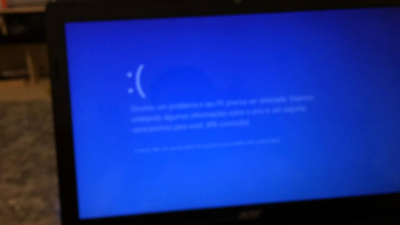 Tela Azul no Windows 8 Aparecendo Quando vc menos espera. - YouTube