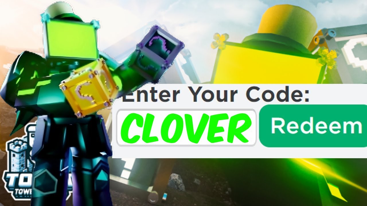 TITAN CLOVER MAN CODE TOILET TOWER DEFENSE ROBLOX - YouTube