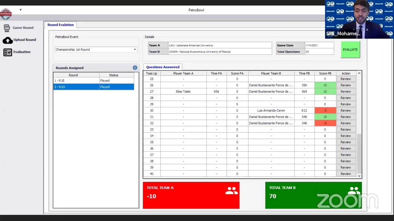 PetroBowl Championship Matches ZOOM 1 - 16 January - YouTube