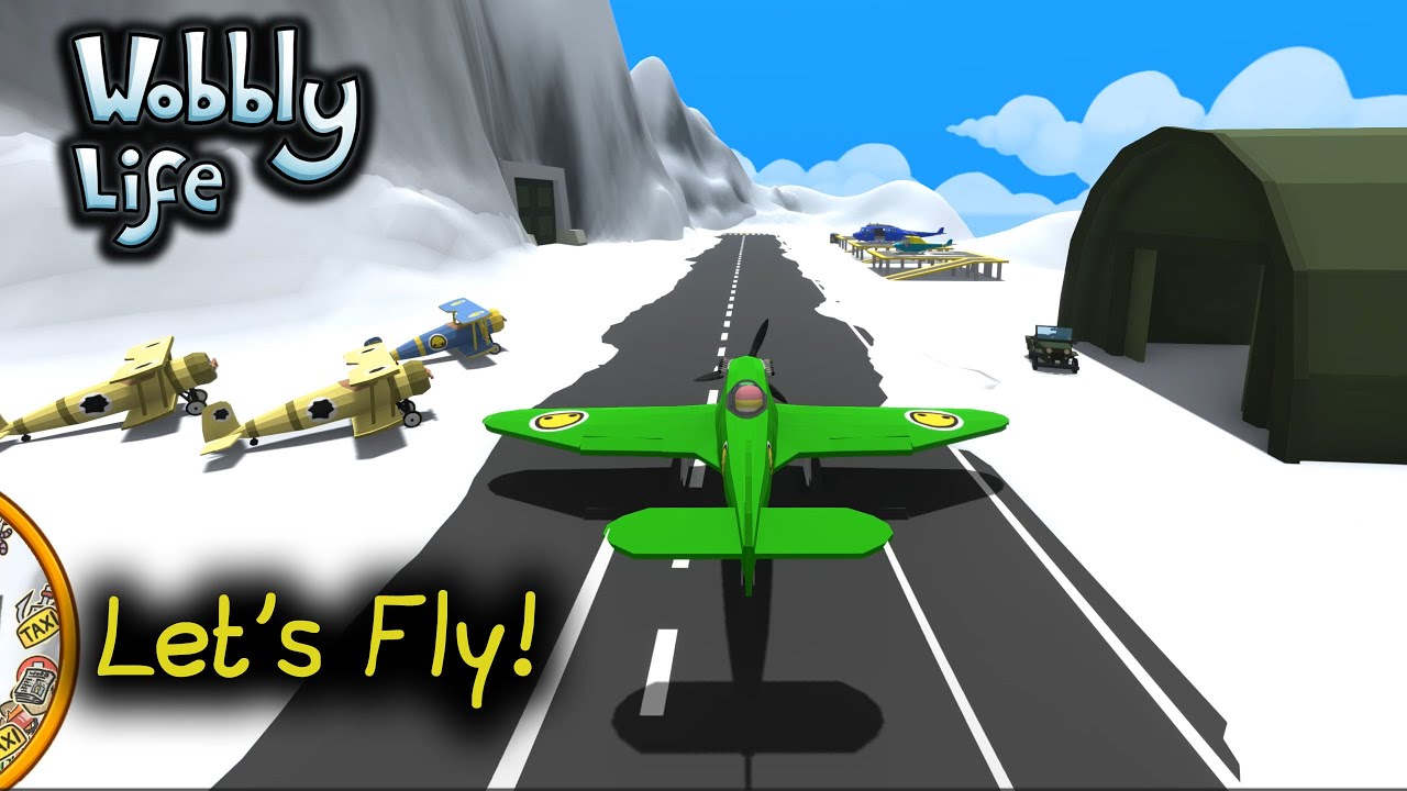 We Start Flight Training In Wobbly Life Youtube