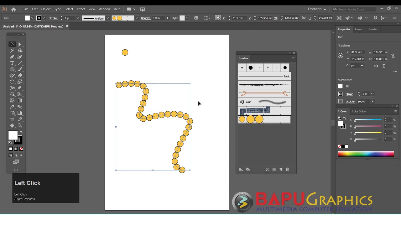How To Run Shapes On Path In Adobe Illustrator Using Pattern Brush Tool how-to-run-shapes-on-path-in-adobe-illustrator-using-pattern-brush-tool