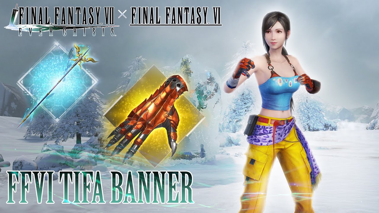 Tifa banner - Final Fantasy VI crossover banner review || Final Fantasy ...