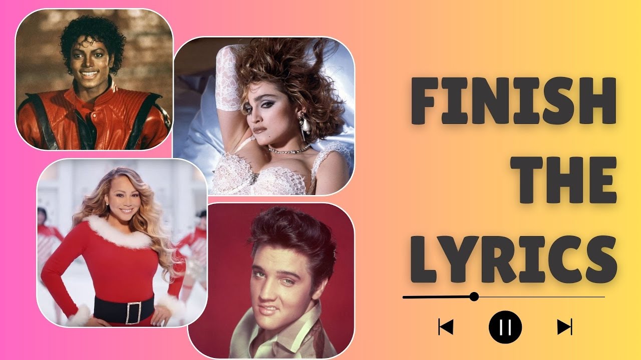 FINISH THE LYRICS - CLASSIC Songs - YouTube