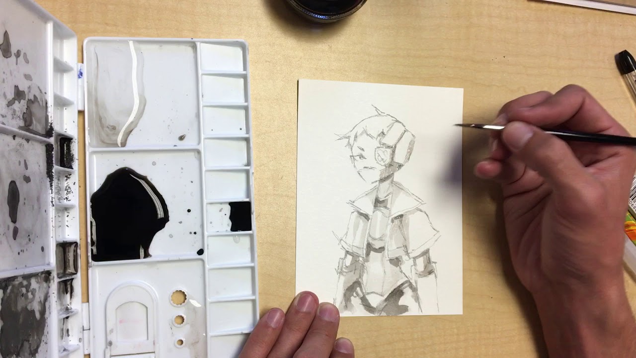 Ink washing - YouTube