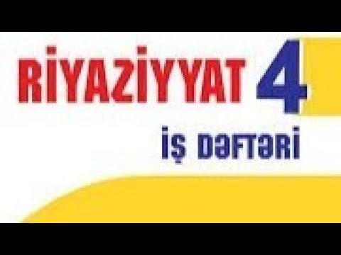 4-cü sinif Riyaziyyat İş dəftəri səh 63. Ümumiləşdirici tapşırıqlar