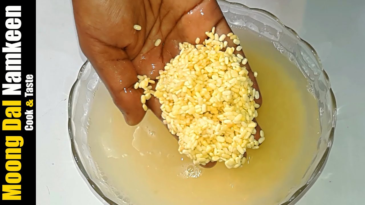 Mug Daal Vaja | Dalmuth | Crispy Moong Dal Namkeen Recipe | Fried Moong ...