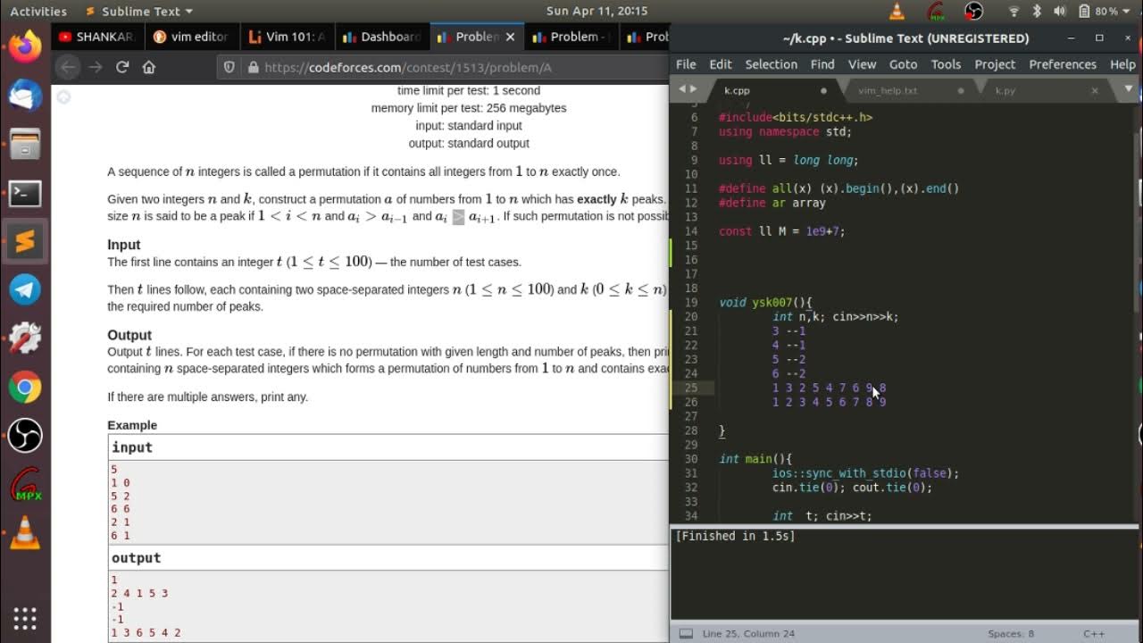 Divide by Zero 2021 and Codeforces Round #714 (Div. 2) | Array and Picks | Live Coding - YouTube