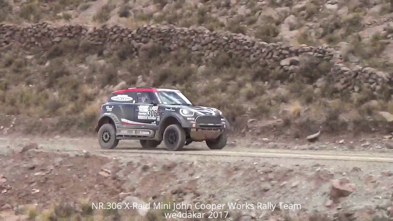 NR.306 X-Raid Mini John Cooper Works Rally Team 2017 - YouTube