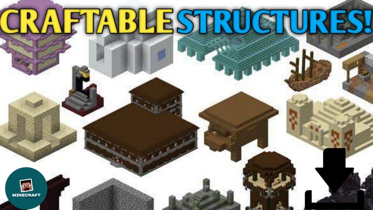 Minecraft PE But, You Can Craft Structures Download | 1.21 ...