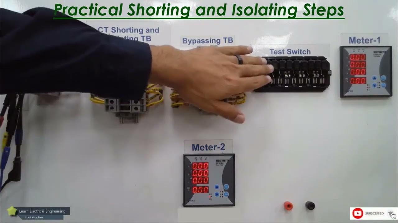 Substations Protection Systems 'Practical CT Shorting and Isolating' Lecture 06 - YouTube