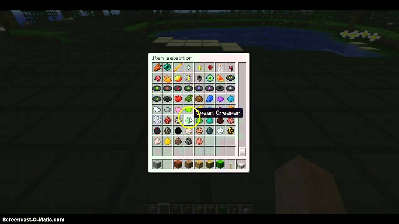 MineCraft-How to get a friendly Creeper! - YouTube