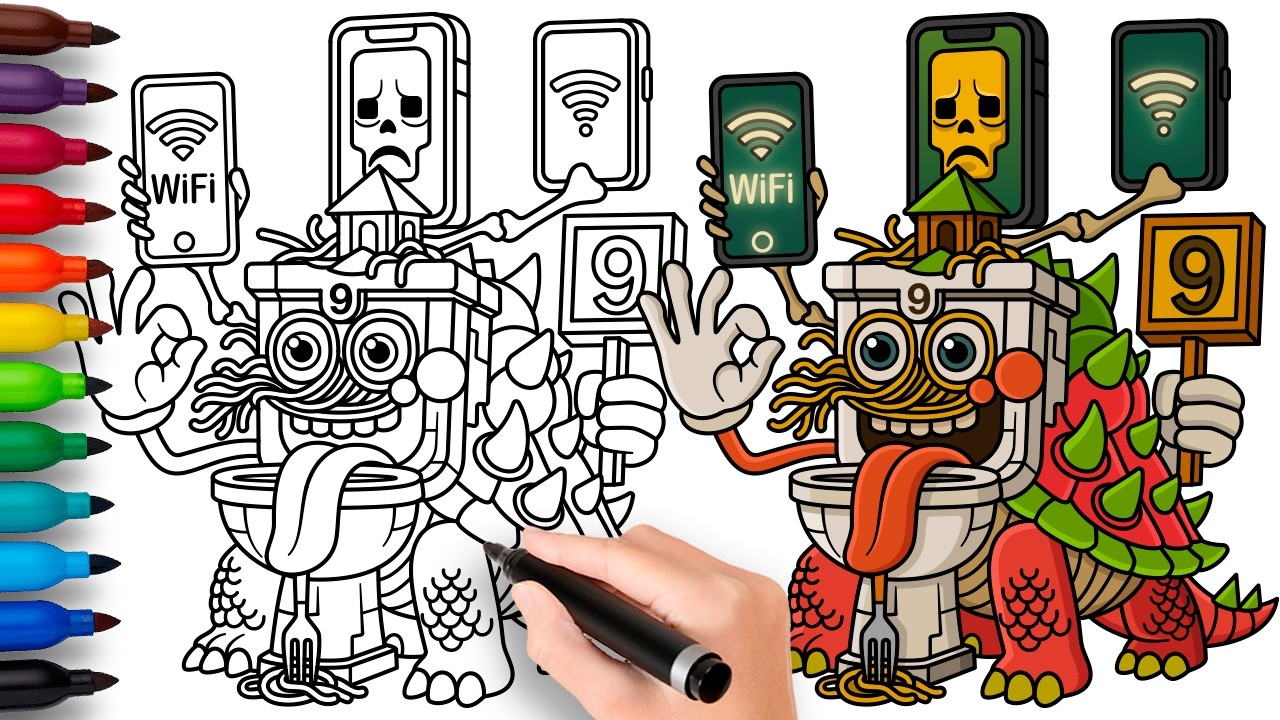 HOW TO DRAW LA SECRET COMBINASION | Italian Brainrot Animals - Easy ...