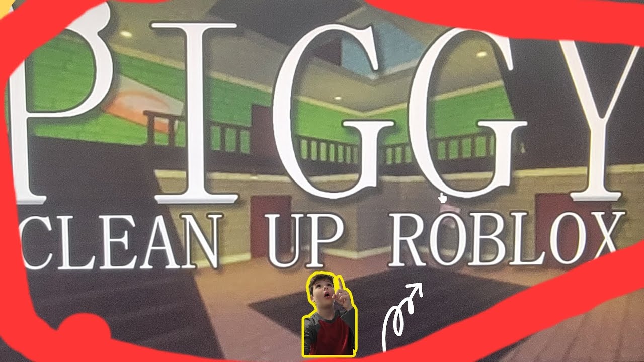 I play piggy clean up roblox - YouTube