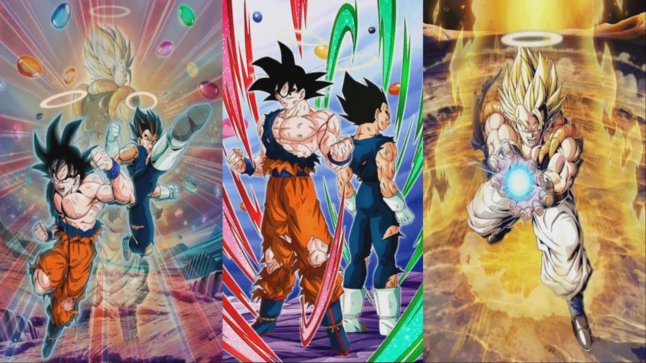 Goku (Angel) & Vegeta (Angel) (Fusion Reborn) (JP) Summon - YouTube