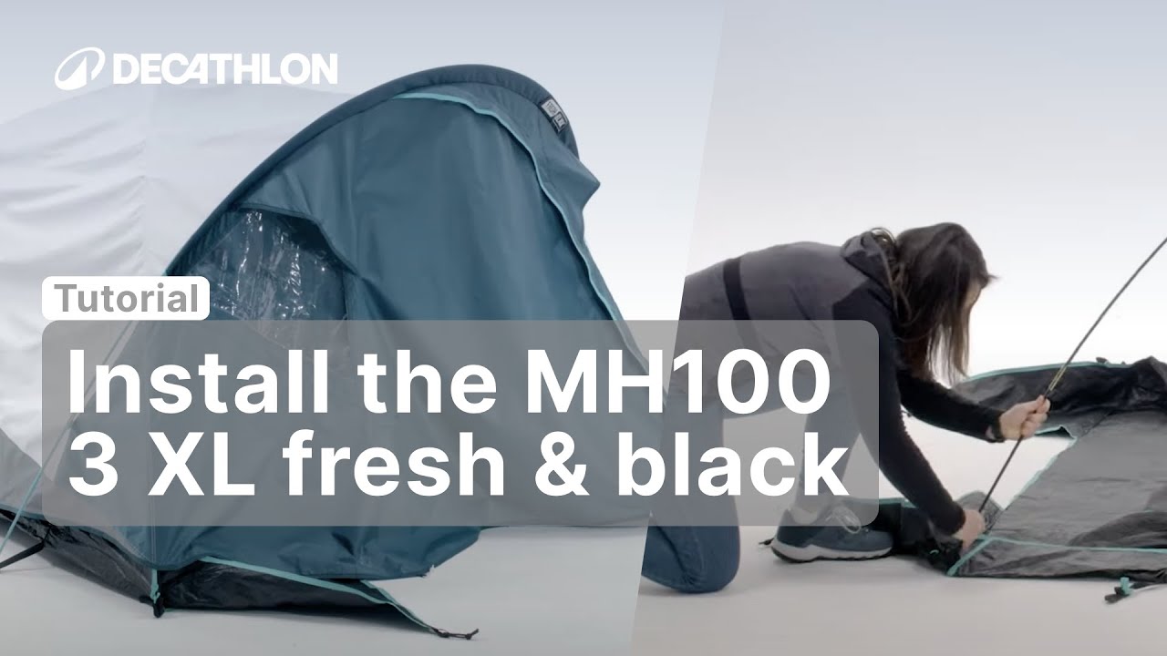 TUTORIAL - How to install the MH100 3 XL FRESH & BLACK ? | Decathlon ...