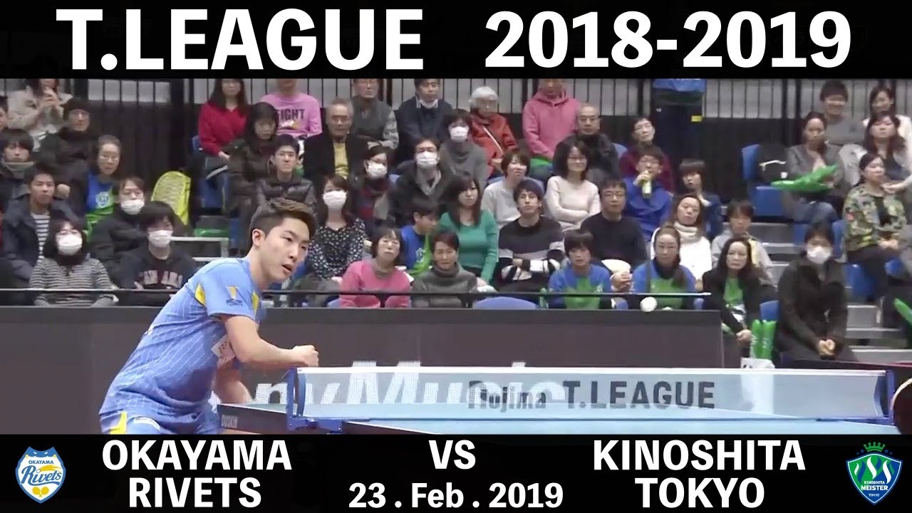 TableTennis | Okayama Rivets vs Kinoshita Meister Tokyo | Lin Yunju ...