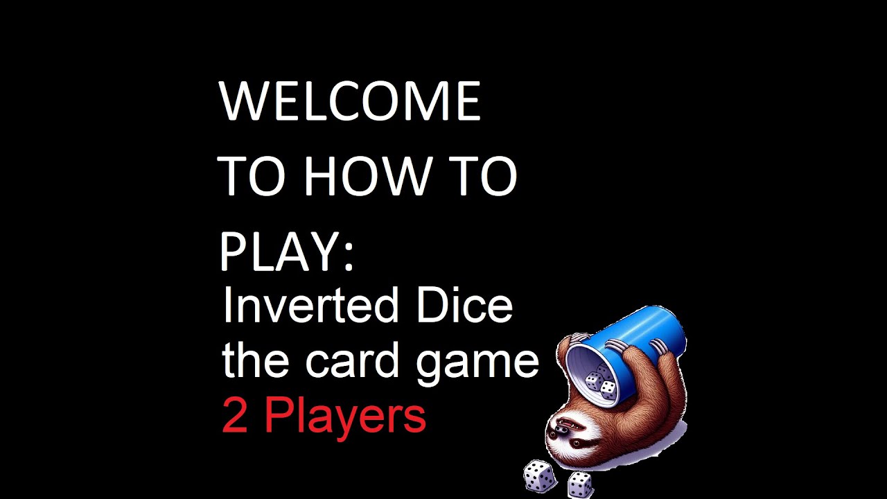 How to play Inverted dice the card game #dicegames - YouTube
