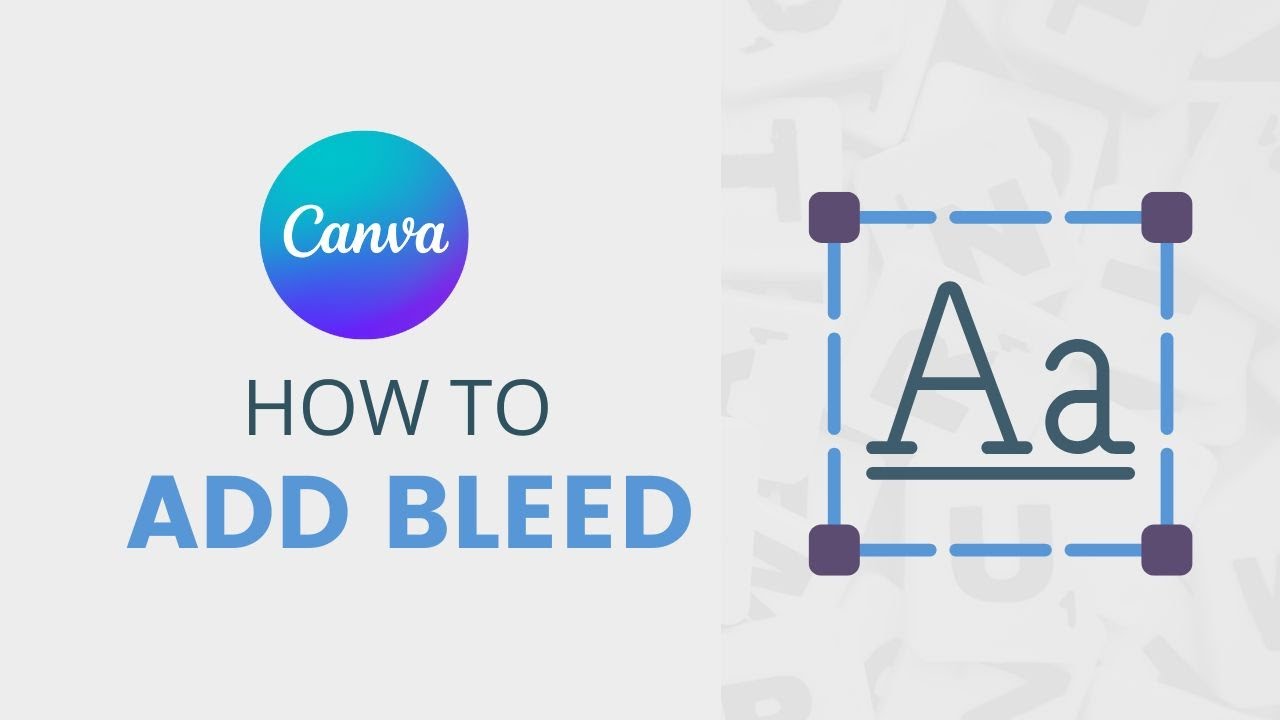 Perfecting Prints: Adding Bleed in Canva Tutorial - YouTube