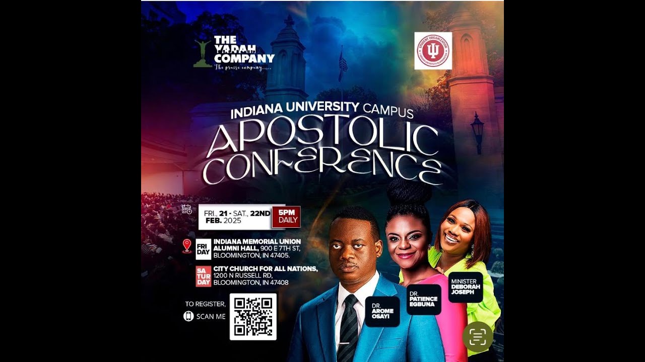 INDIANA UNIVERSITY CAMPUS APOSTOLIC CONFERENCE - YouTube
