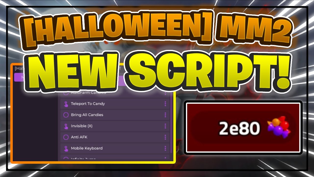 [🎃HALLOWEEN] Murder Mystery 2 Script GUI / Hack | INF CANDY | AUTOFARM ...