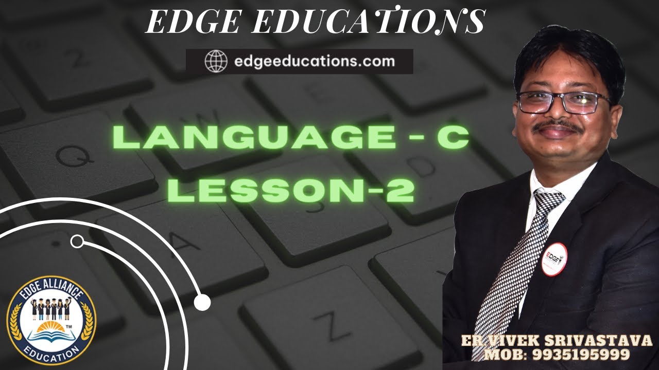 2 C language lesson 2 - YouTube