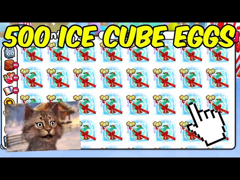 I Opened 500 EXCLUSIVE ICE CUBE EGGS and THIS HAPPENED! Pet Simulator 99