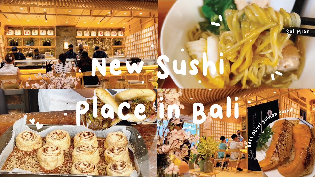 VLOG #32 🍣Best Salmon Belly Sushi in Bali : Sushi Hiro, Braud x Po ...