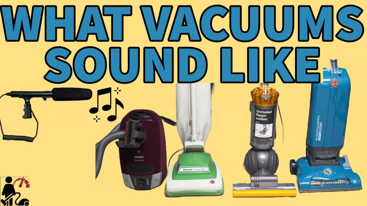 WHAT VACUUM CLEANERS SOUND LIKE FROM A STUDIO MICROPHONE - YouTube