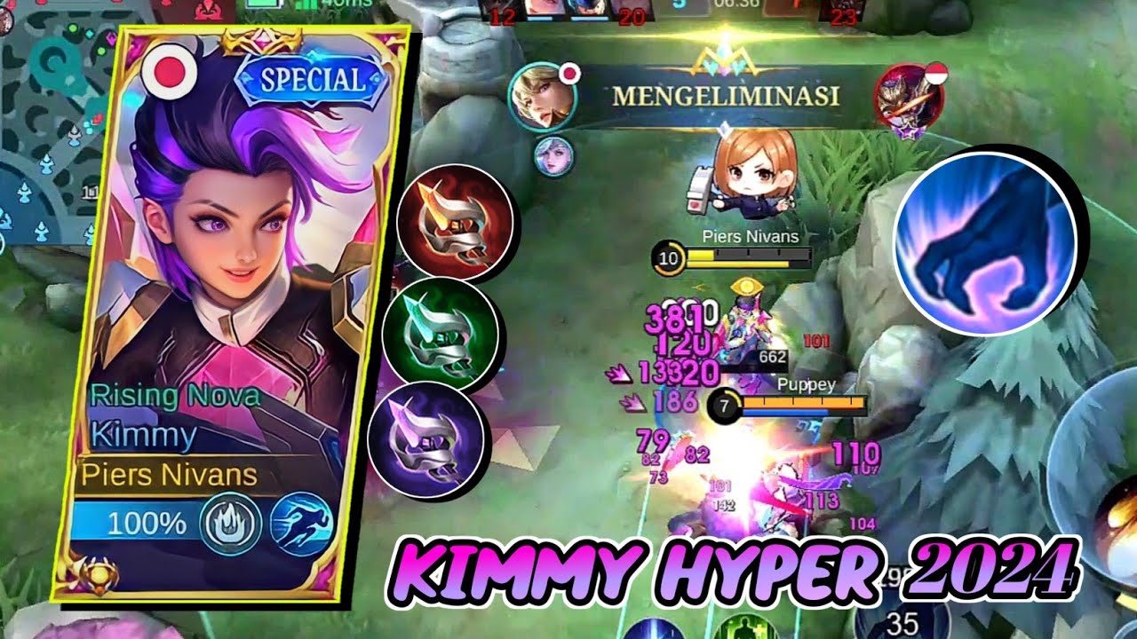 BUILD KIMMY HYPER PALING SAKIT 2024 TUTORIAL MAIN KIMMY JUNGLER SEASON 31 | TOP GLOBAL KIMMY ...