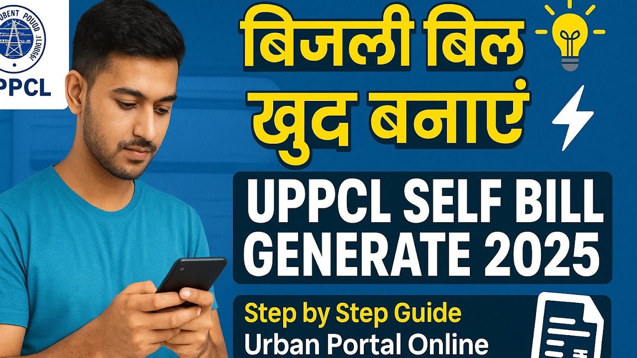 Uppcl Self Electricity Bill Generation 2025 | Uppcl Urban Self Bill ...