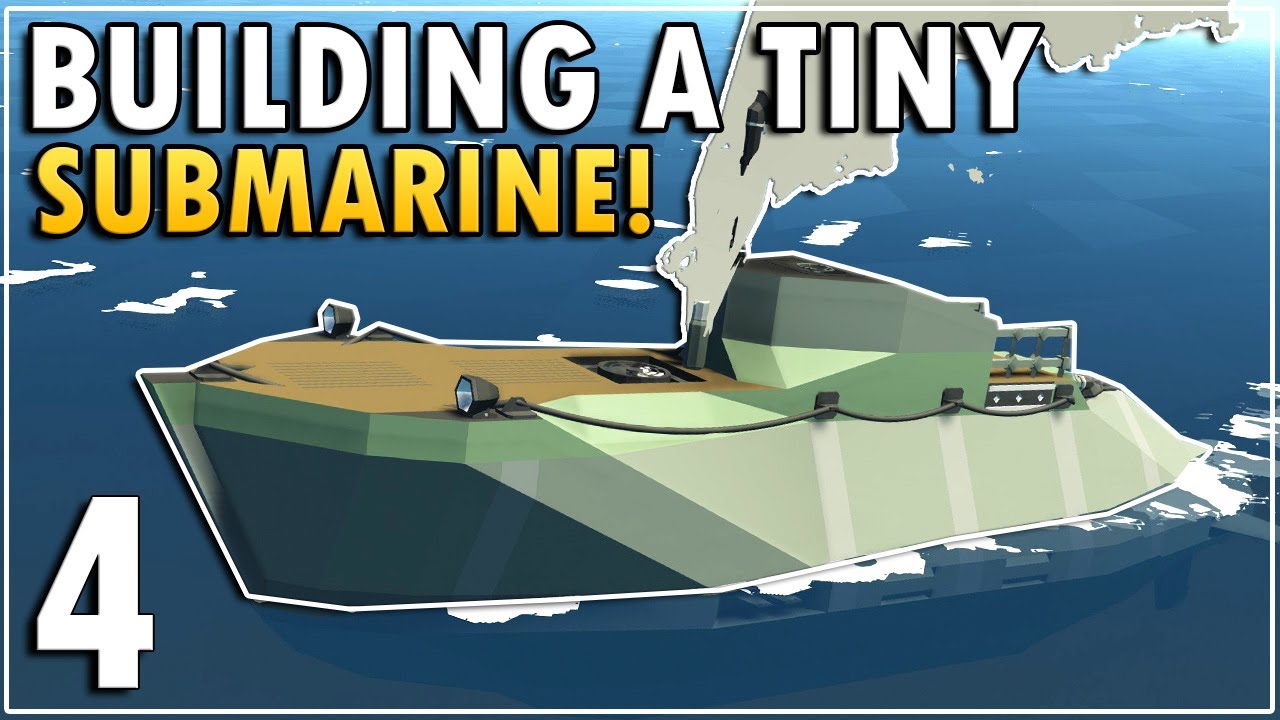 MINI SUBMARINE 8 CYLINDER ENGINE ADDED In Stormworks - Part 4! - YouTube