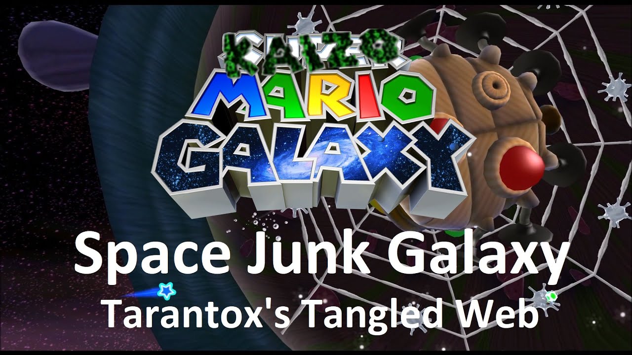 Kaizo Mario Galaxy | Space Junk Galaxy – Tarantox's Tangled Web | 100% ...