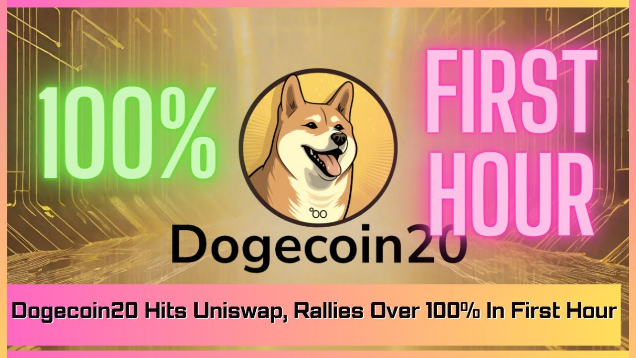 Dogecoin20 Hits Uniswap, Rallies Over 100% In First Hour - YouTube