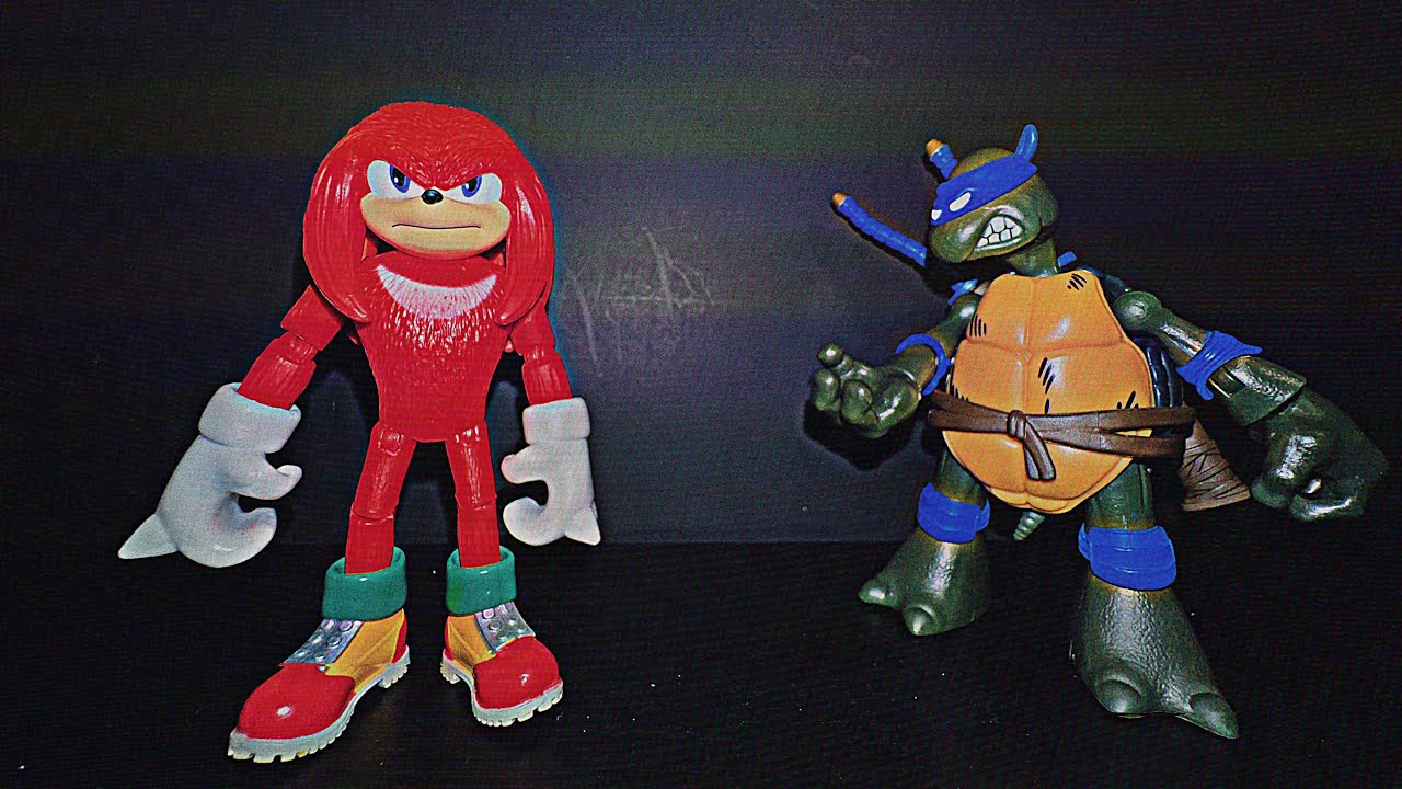 TMNT Stop Motion - Knuckles & Leo - YouTube